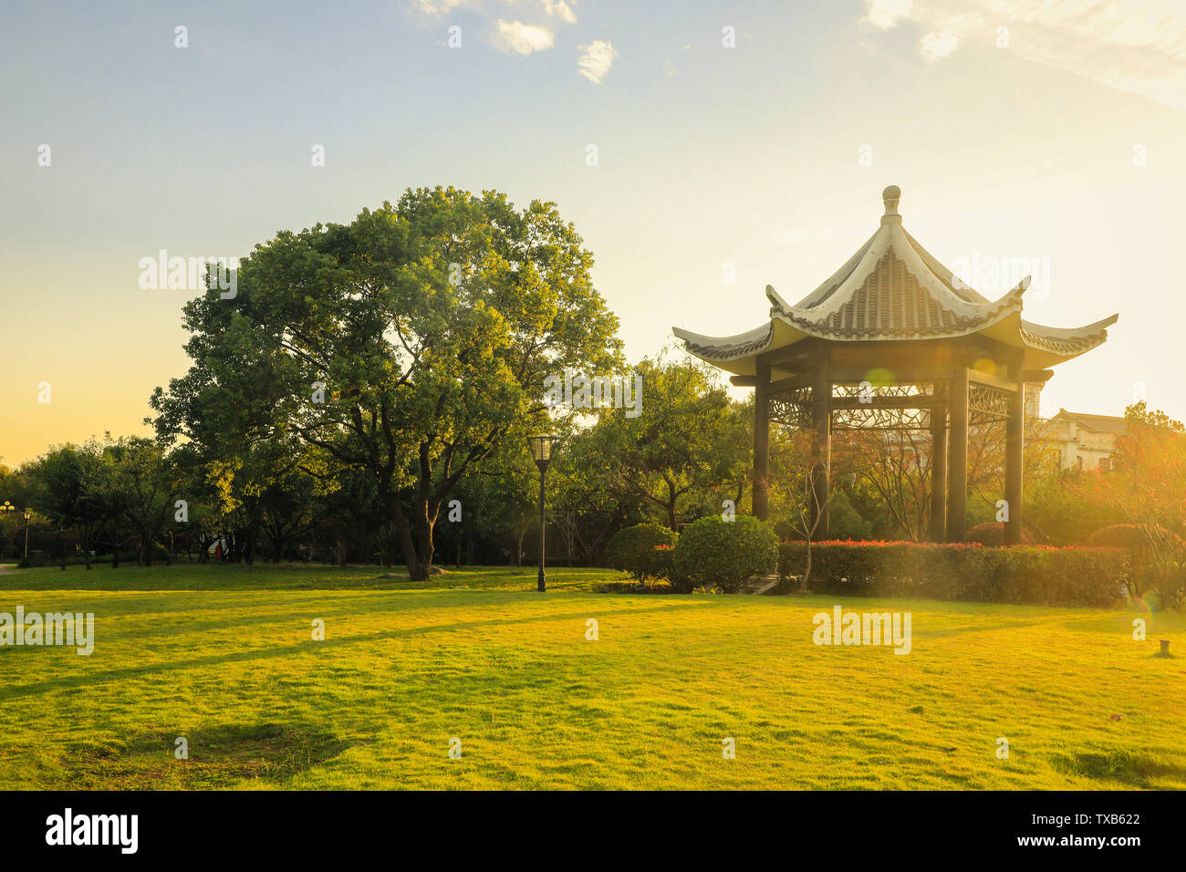 Autumn color of Orange Island, Changsha Stock Photo - Alamy