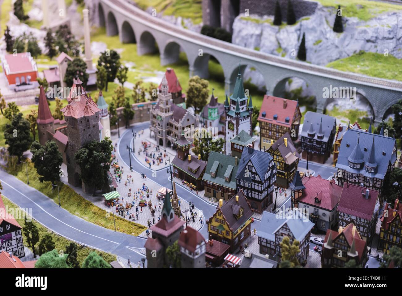 Shanghai's big dream microcity, the railway model theme sand table of ...