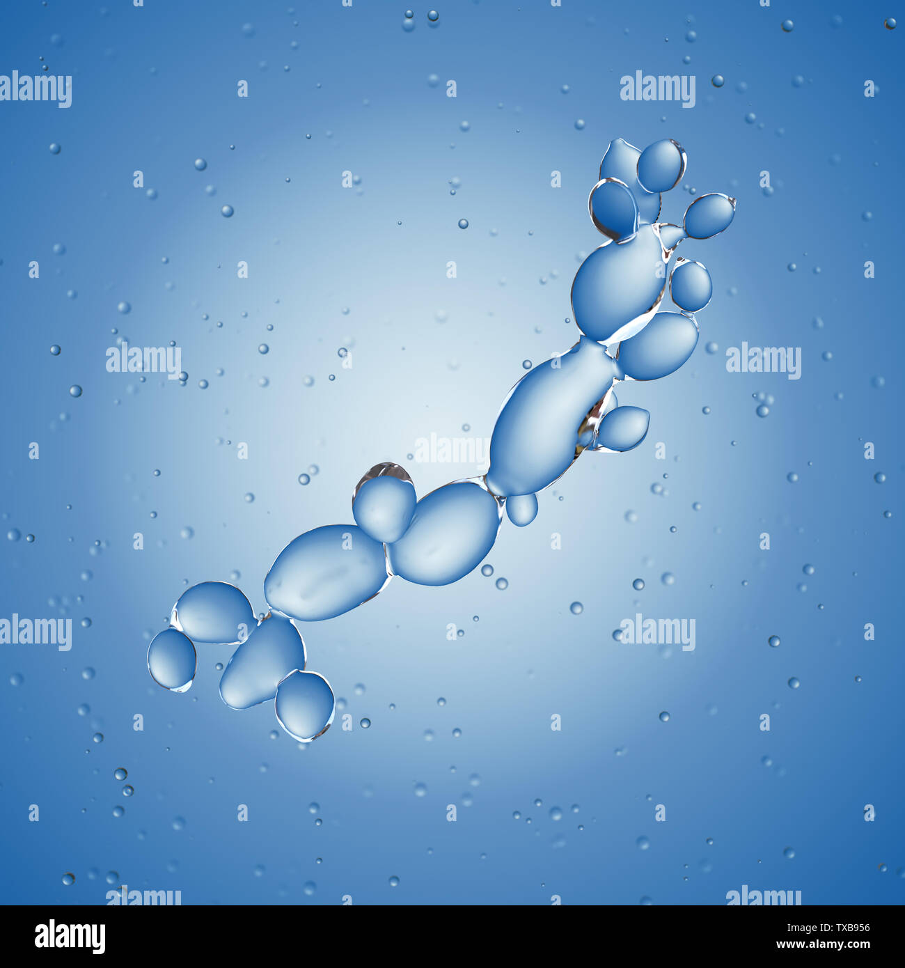3d rendered medically accurate illustration of candida albicans Stock ...