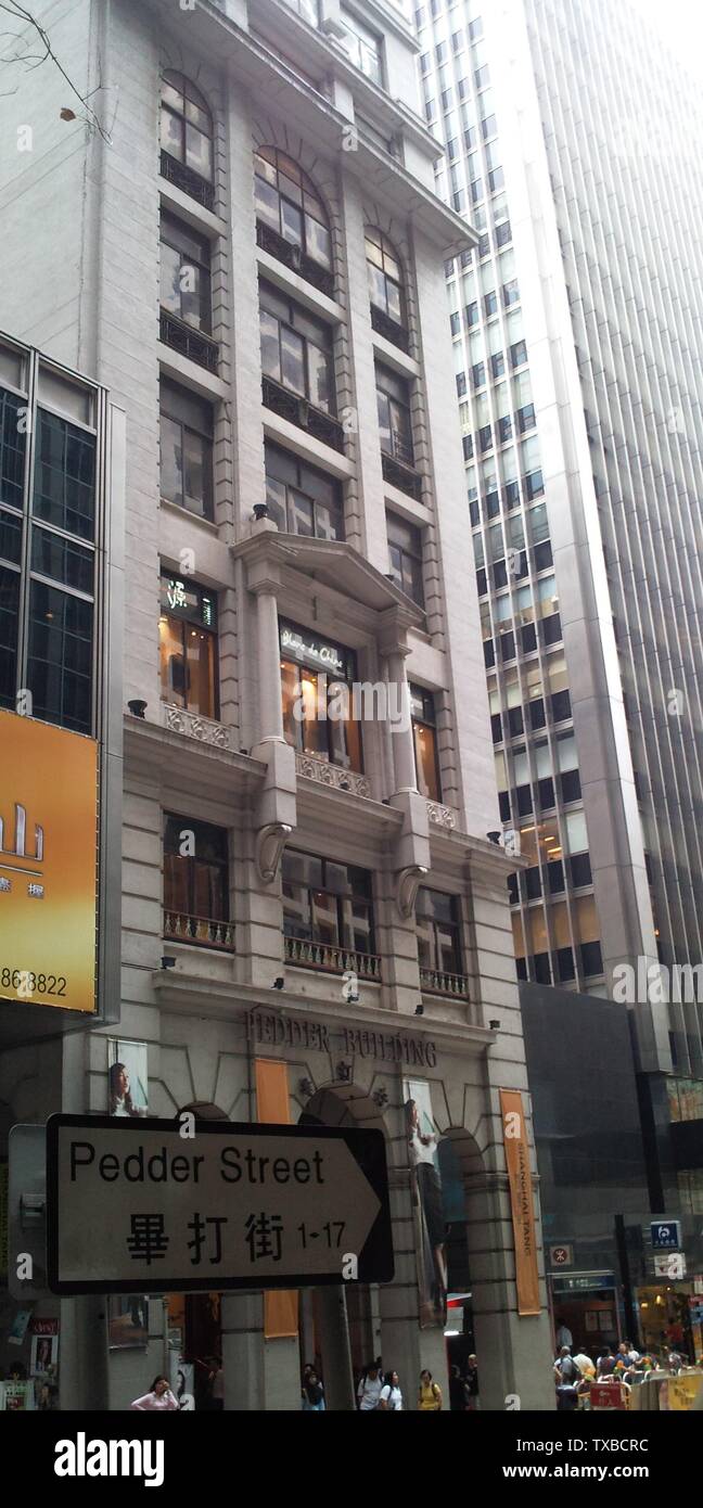 Pedder building hong kong hi-res stock photography and images - Alamy