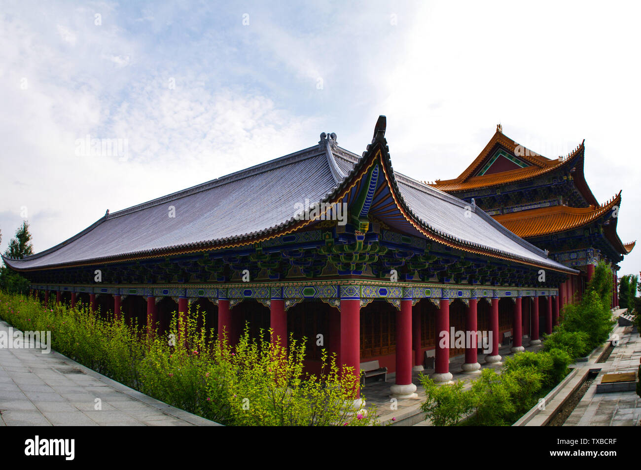 Chongsheng Temple architecture Stock Photo - Alamy