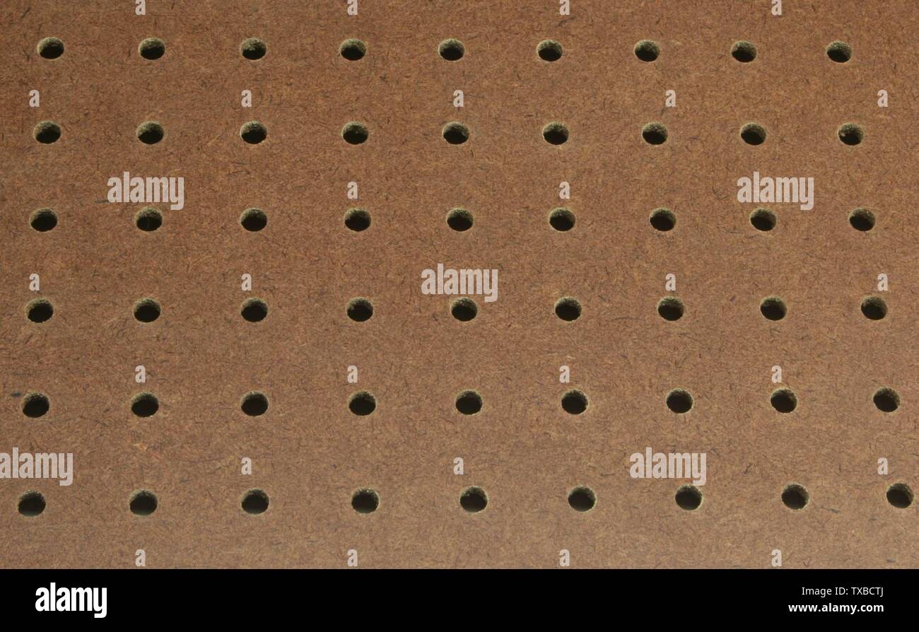 Perforated Hardboard High Resolution Stock Photography and Images - Alamy