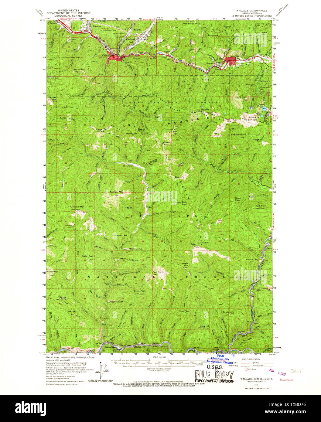 Wallace map Cut Out Stock Images & Pictures - Alamy