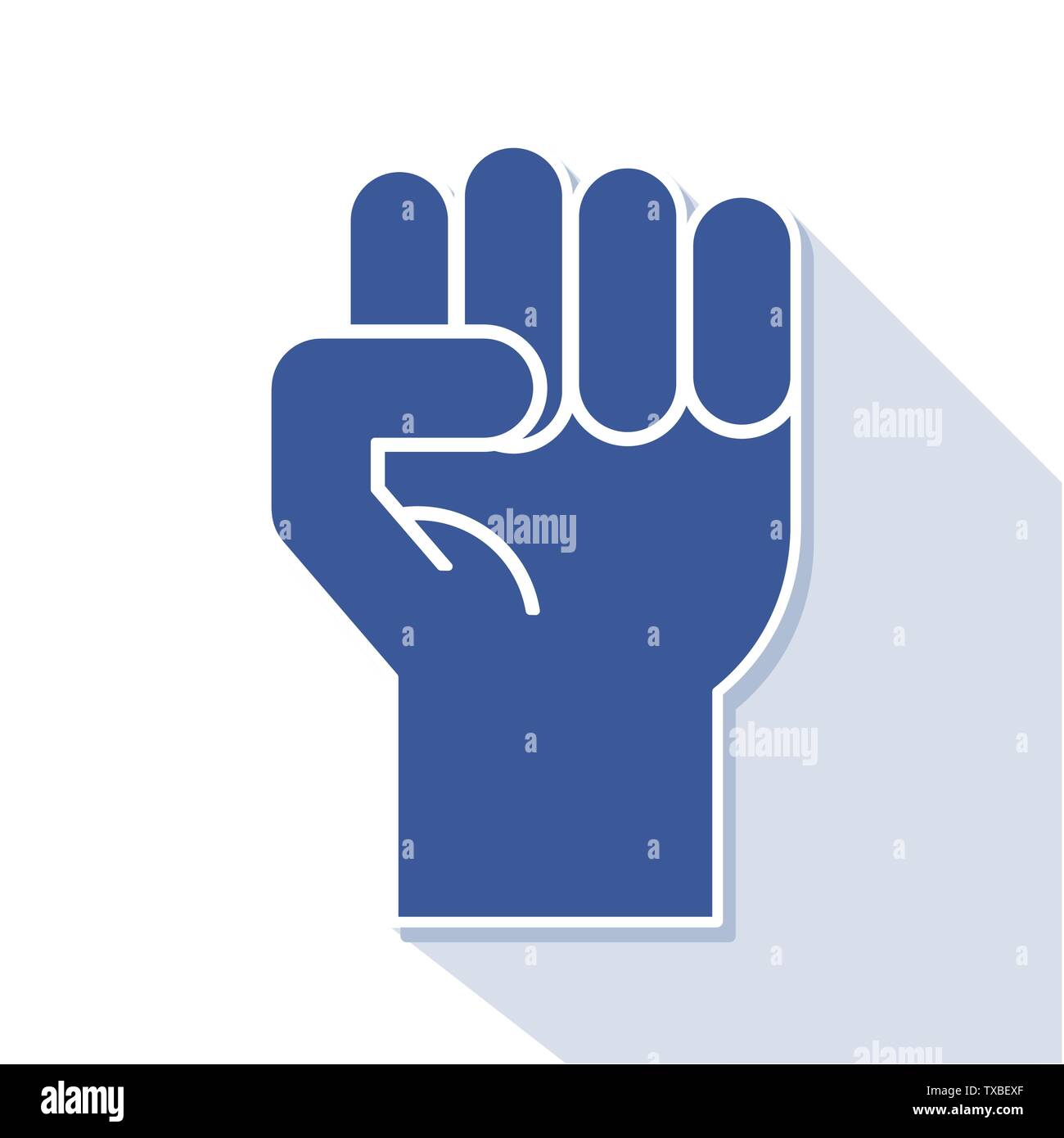 Fist vector vectors hi-res stock photography and images - Alamy