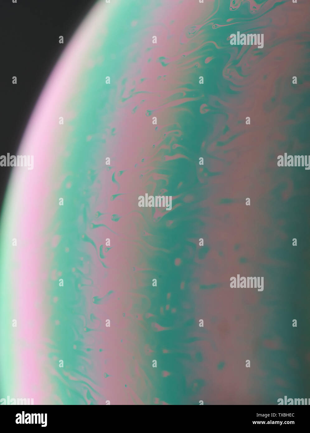 Abstract liquid sphere background macro close up view Stock Photo - Alamy