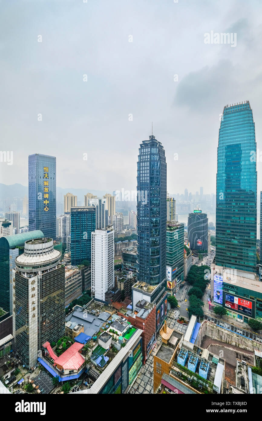 Le is the fog capital, the urban landscape of Chongqing Stock Photo - Alamy