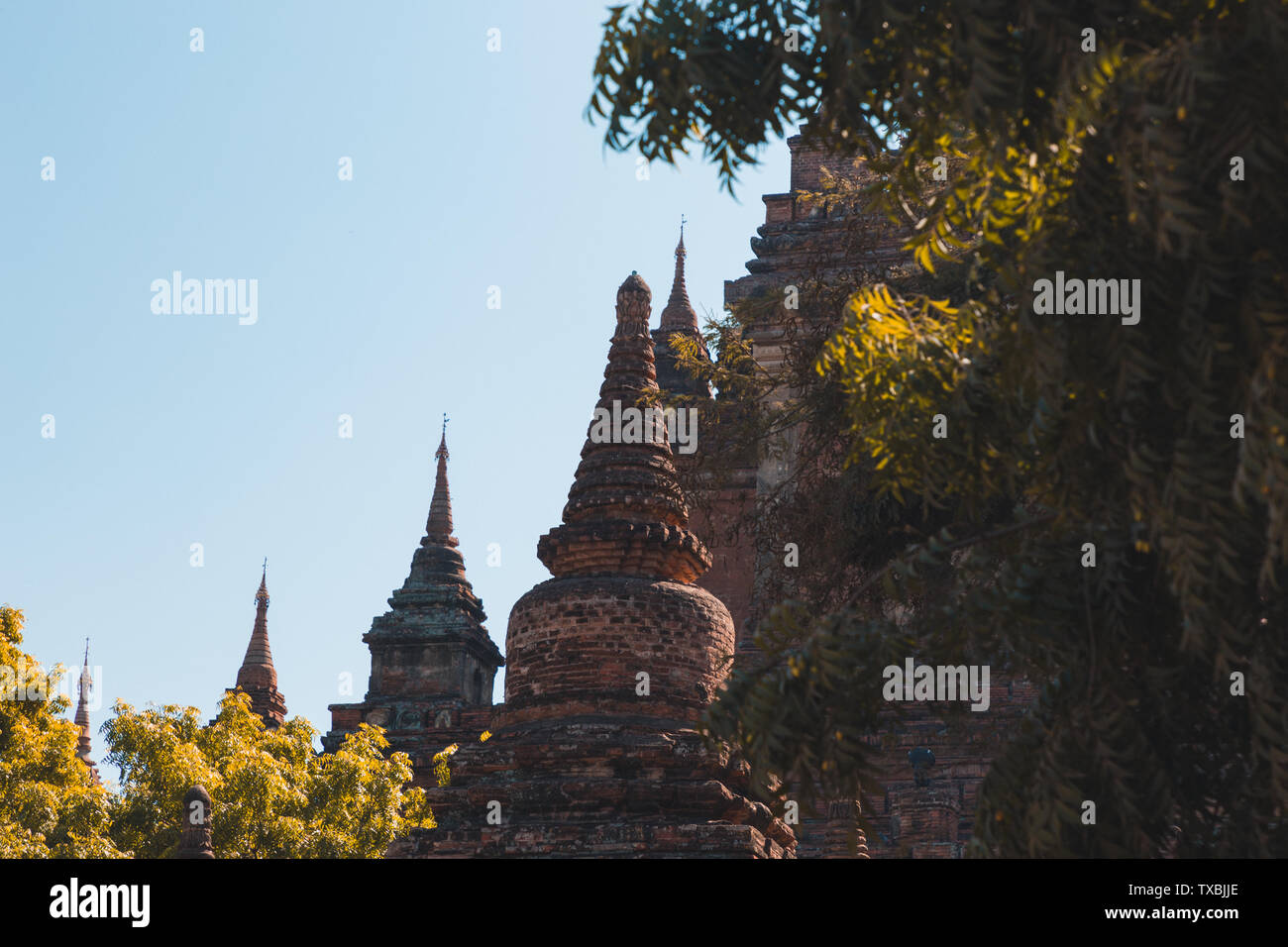Landscape of Pagan pagoda, Myanmar Stock Photo - Alamy