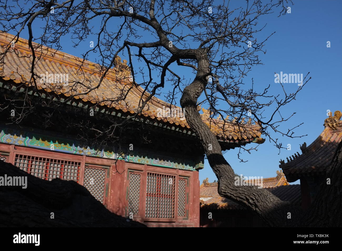 Building materials of the National Palace Museum in Beijing Stock Photo ...