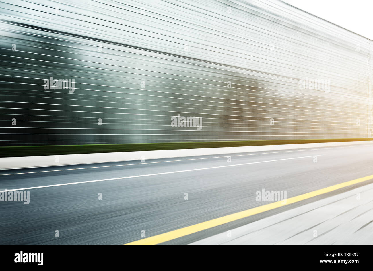 Road model expressway street fast transportation with asphalt car ...