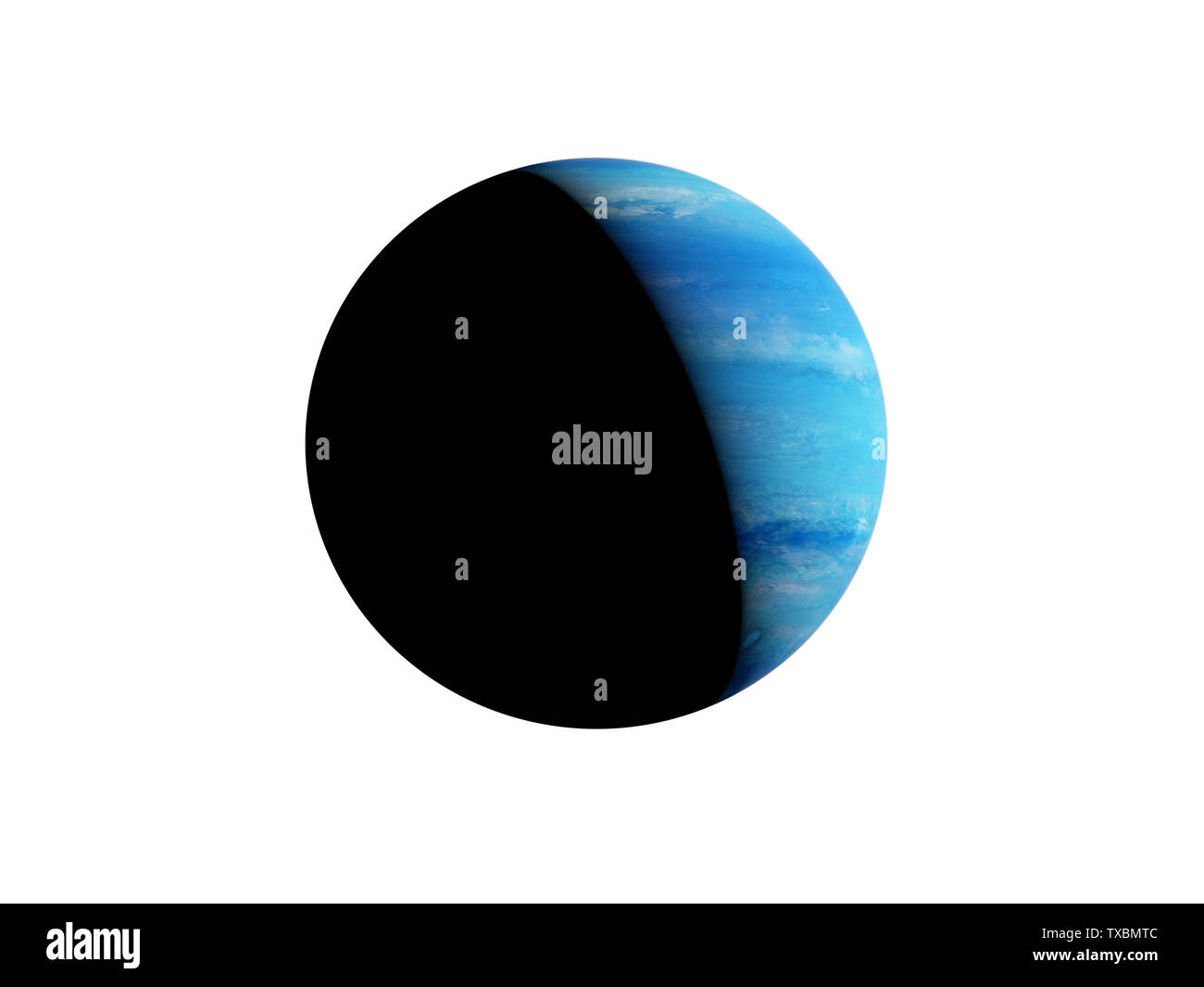 3d rendered illustration of the neptune Stock Photo - Alamy