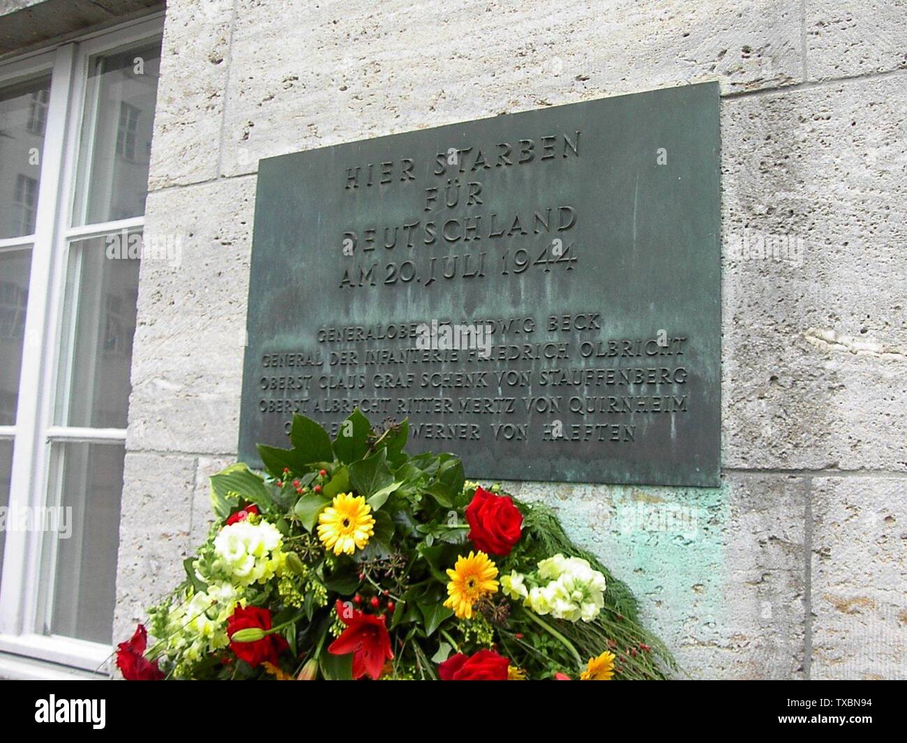 Stauffenberg Memorial Stock Photos & Stauffenberg Memorial Stock Images ...