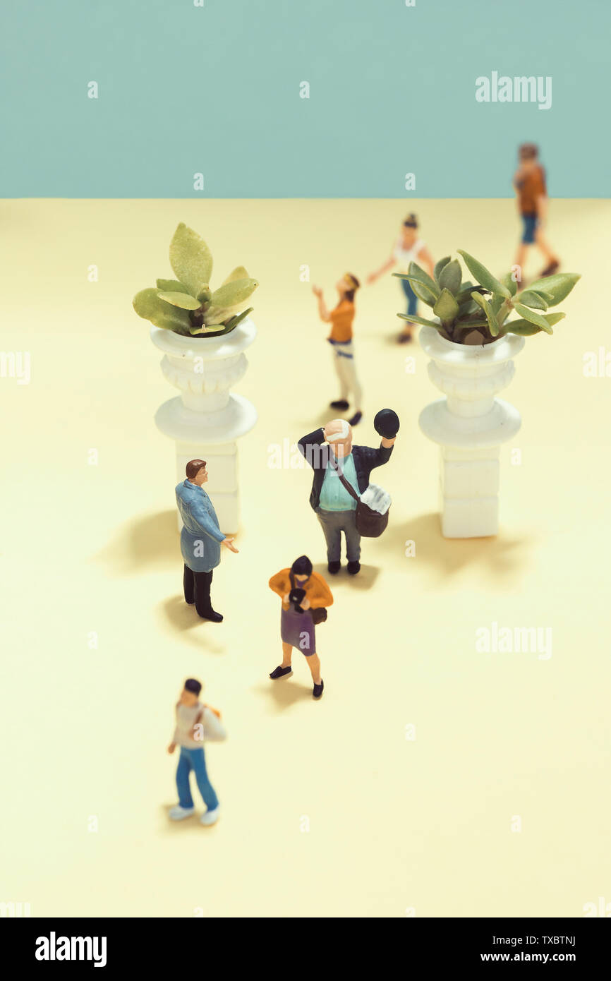 Microscopic creativity (no need for portrait real rights Stock Photo ...