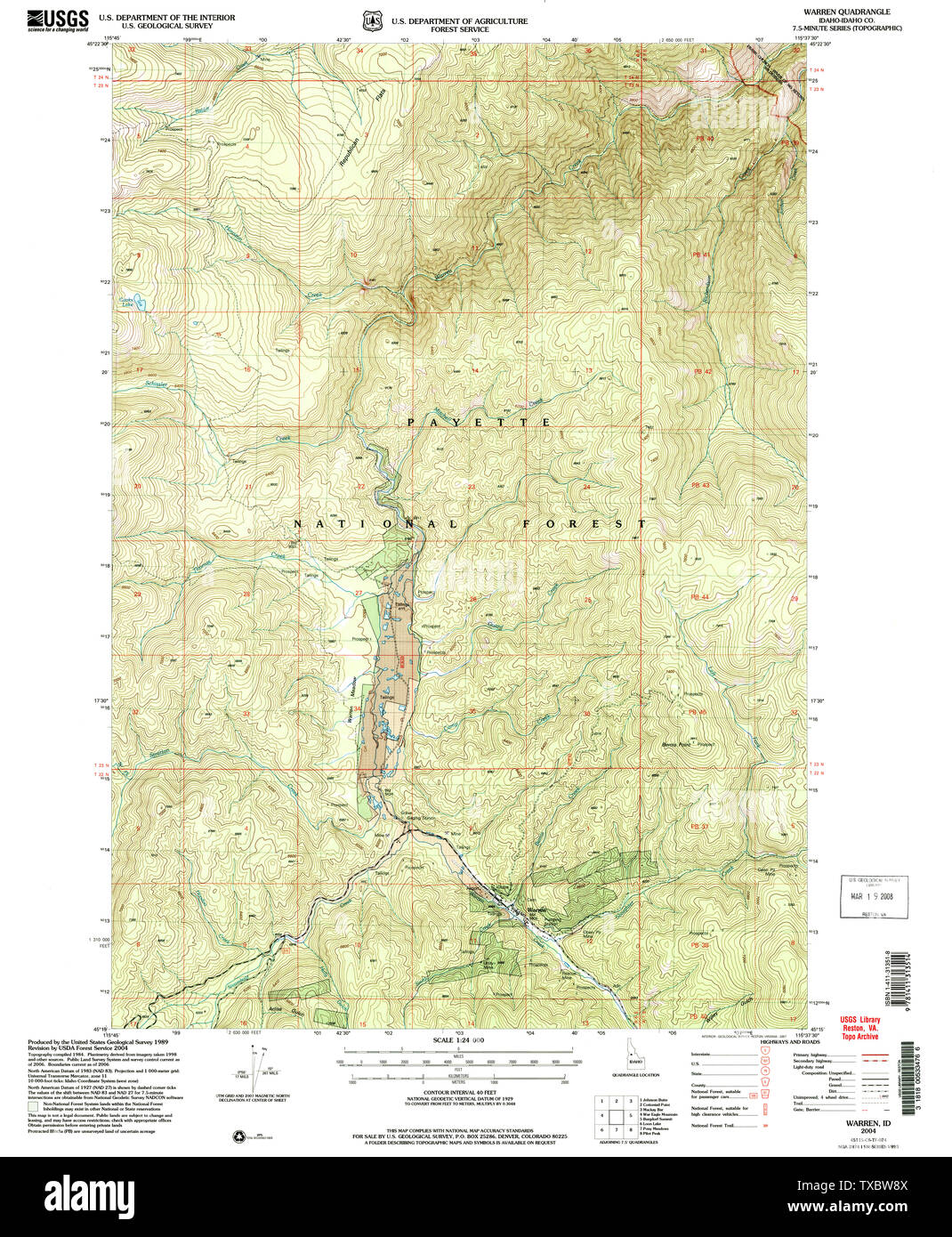 Warren idaho hi-res stock photography and images - Alamy