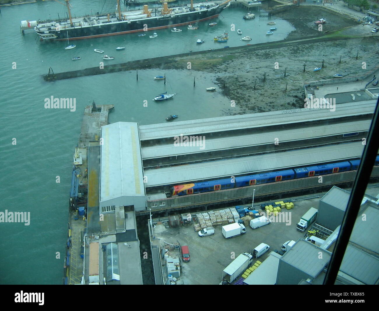 Portsmouth Harbour Railway Station Stock Photos & Portsmouth Harbour ...