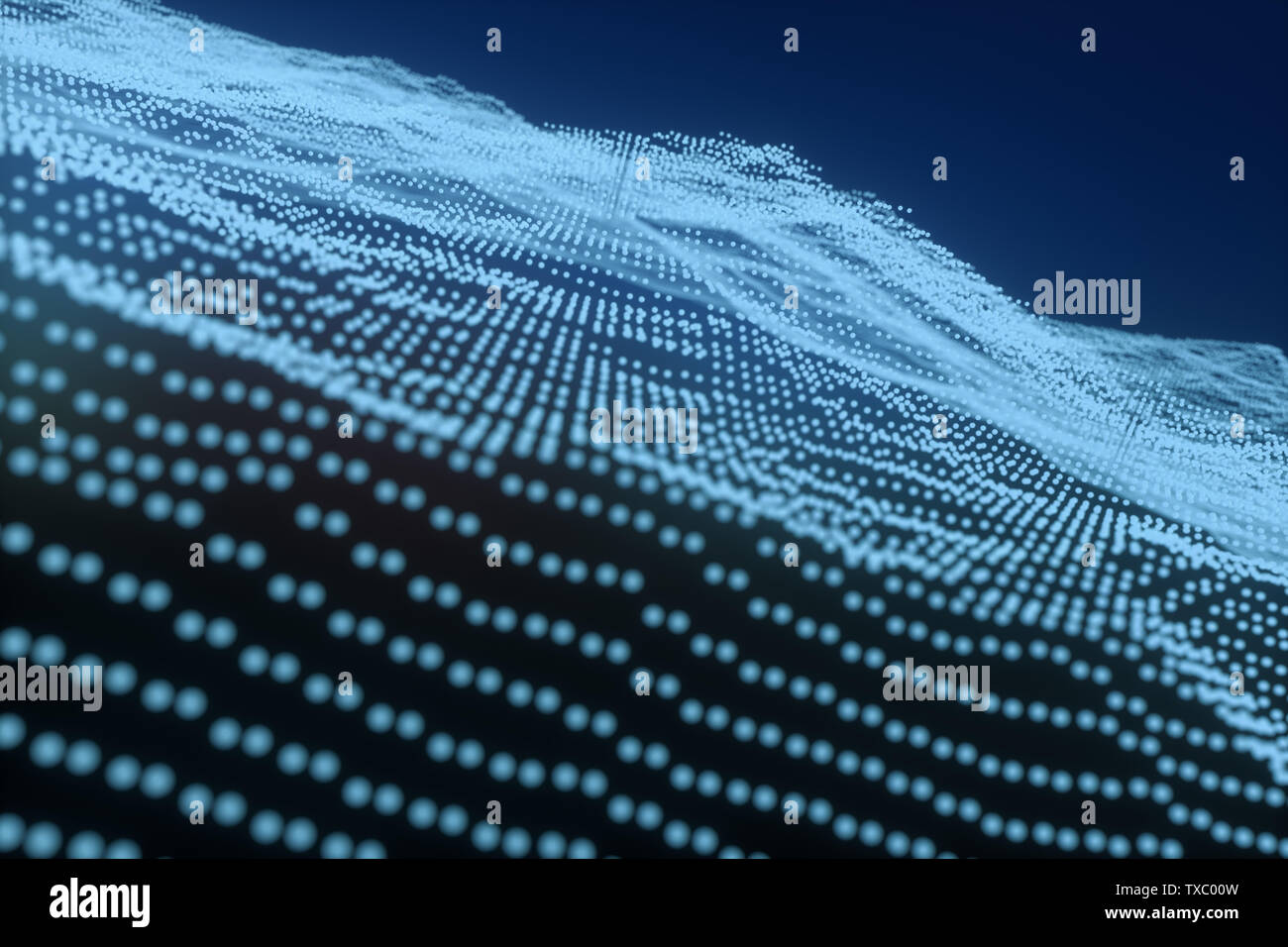 Three Dimensional Rendering Abstract Dots Variable Gradient Background 7542