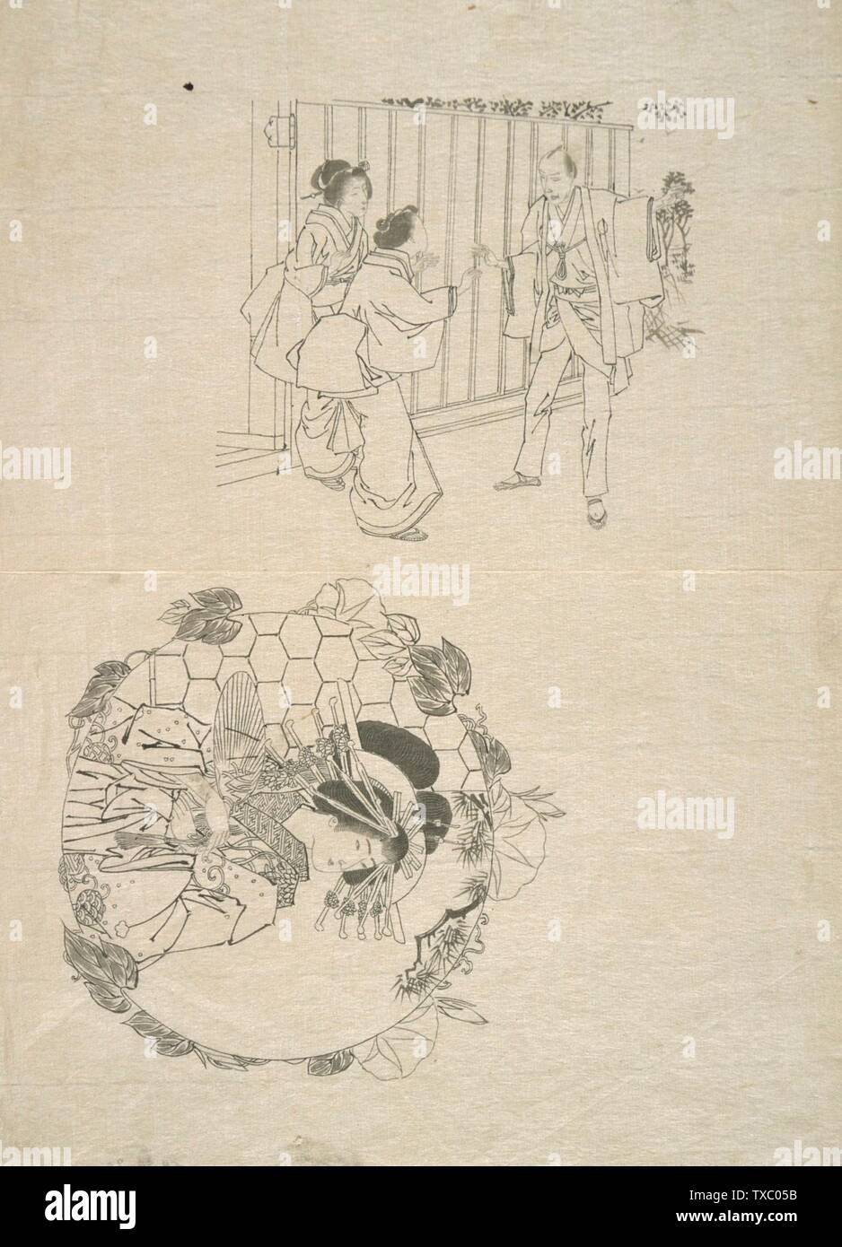 Japanese ink drawings hi-res stock photography and images - Alamy