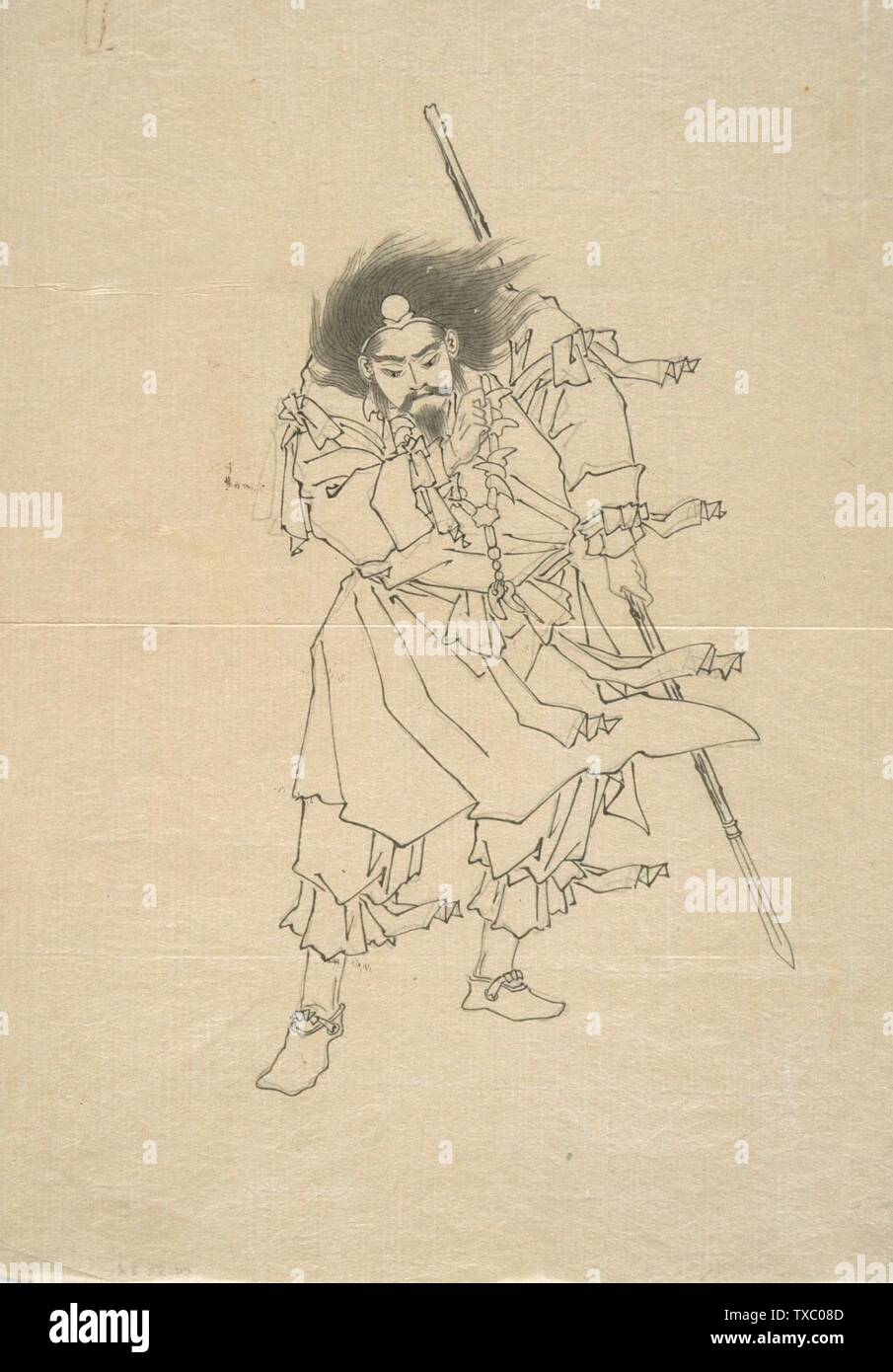 Japanese ink drawings hi-res stock photography and images - Alamy