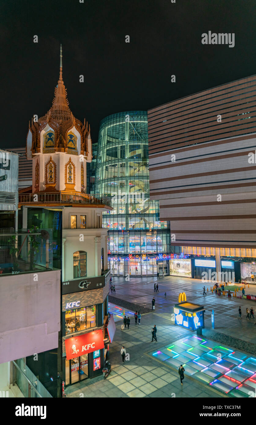 South Asian style village, Kunming Stock Photo - Alamy