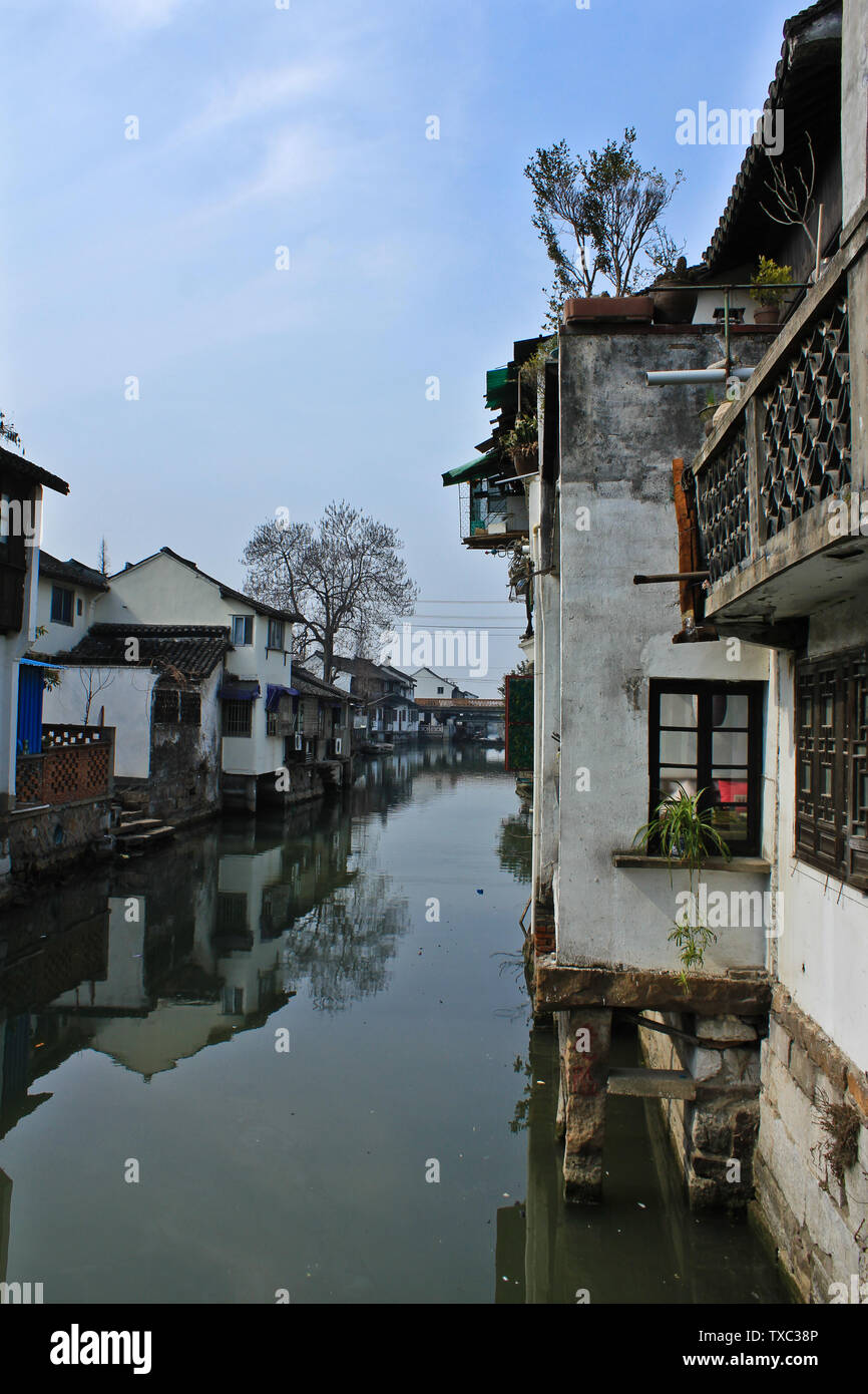 Scenery of the ancient town of Zhujiajiao, Qingpu, Shanghai Stock Photo ...