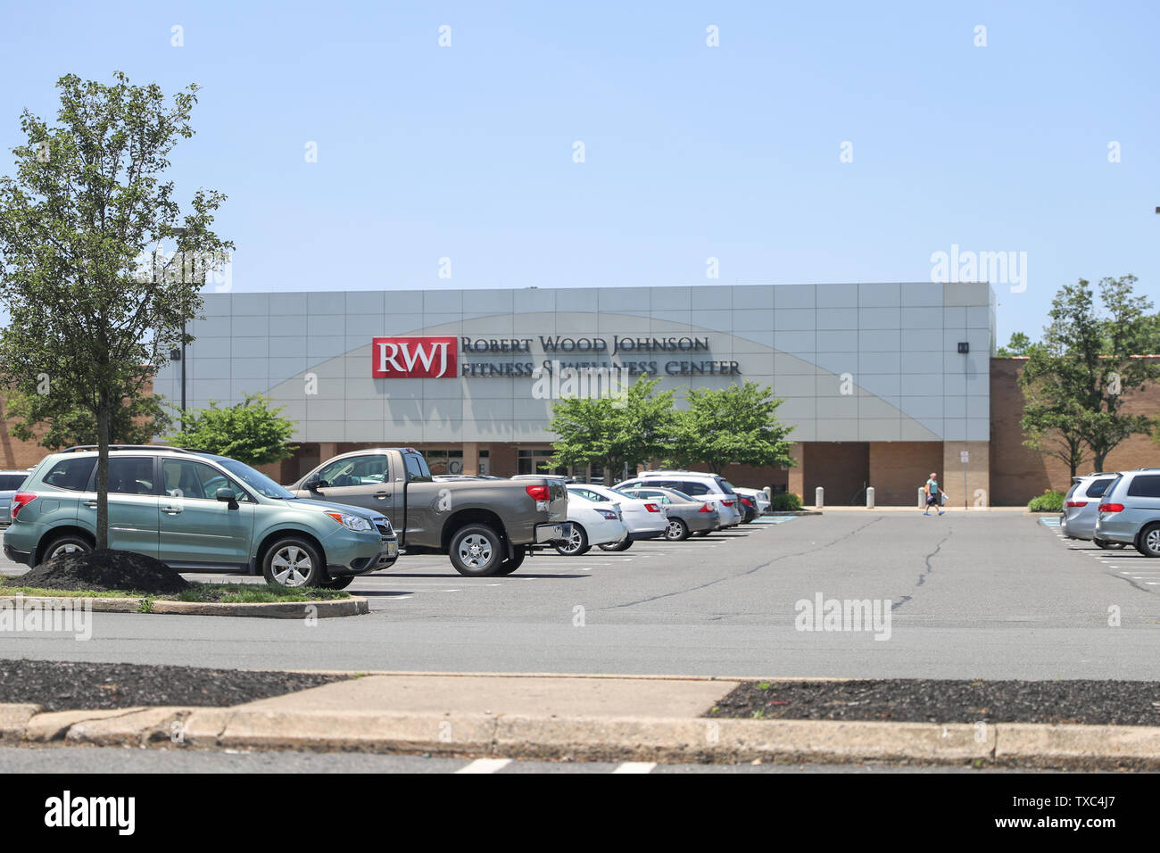 New Brunswick, New Jersey - June 23, 2019: View of the Robert Wood ...