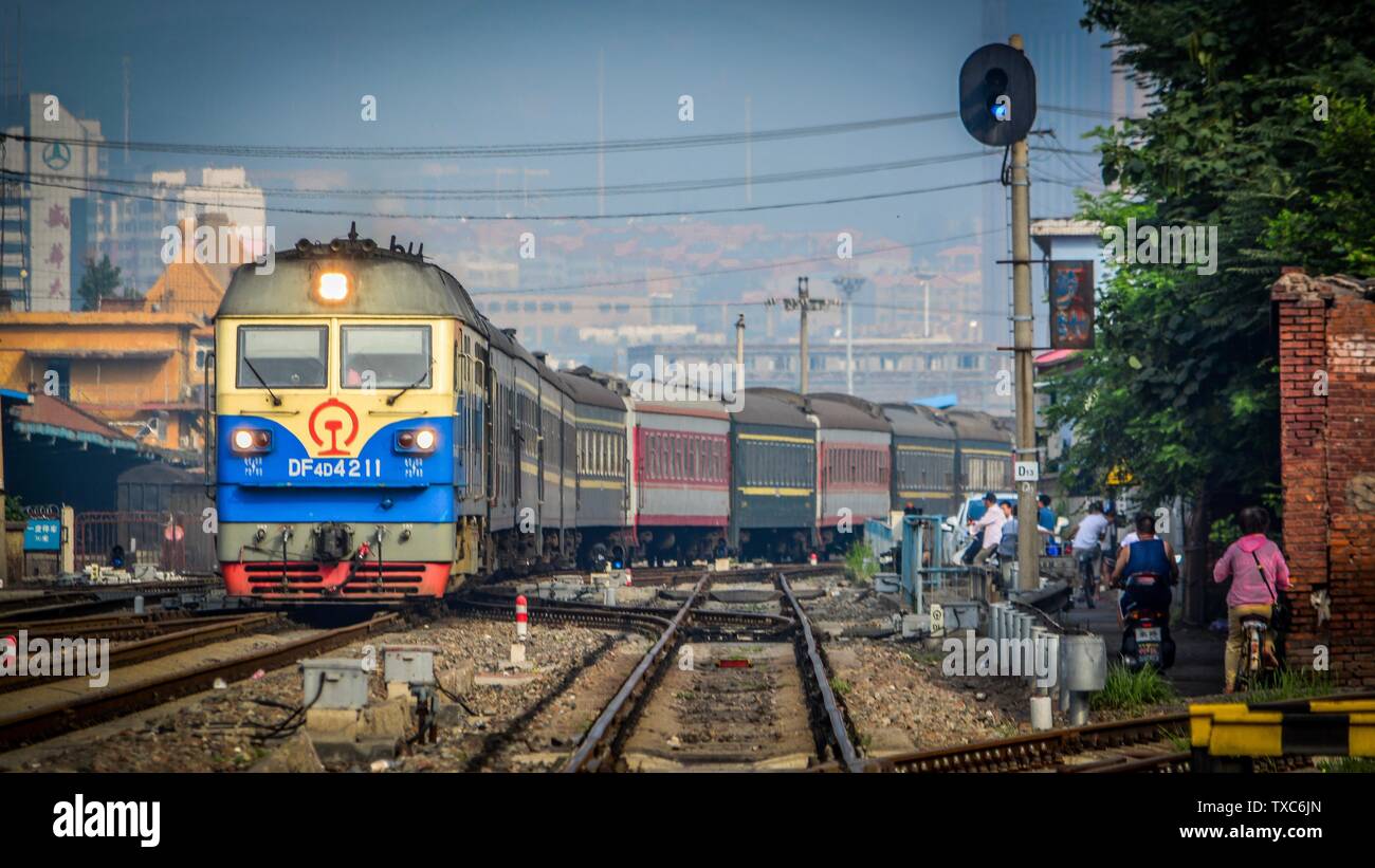 Chinese railway scenery Stock Photo - Alamy