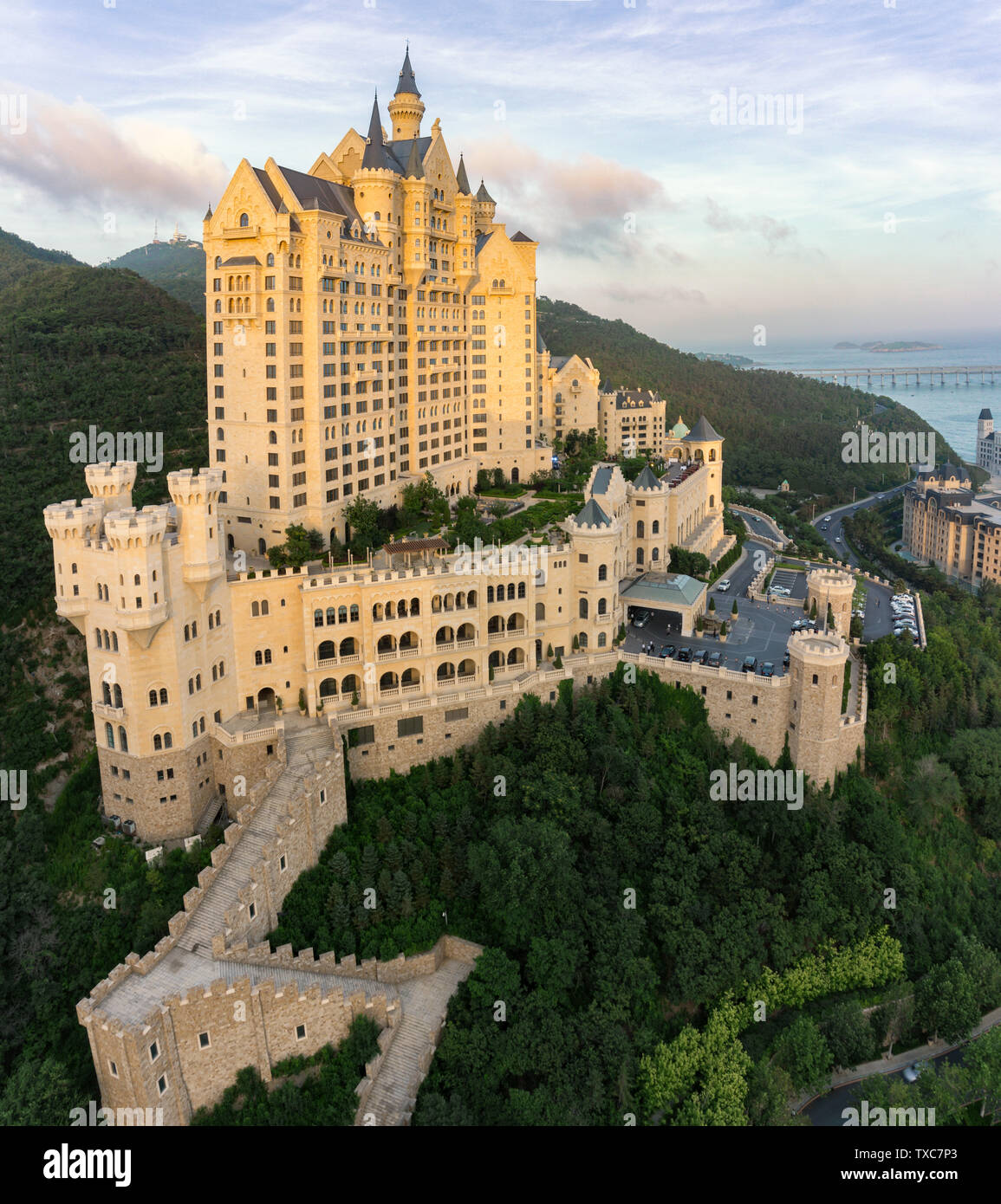 Dalian town town buildings hi-res stock photography and images - Alamy