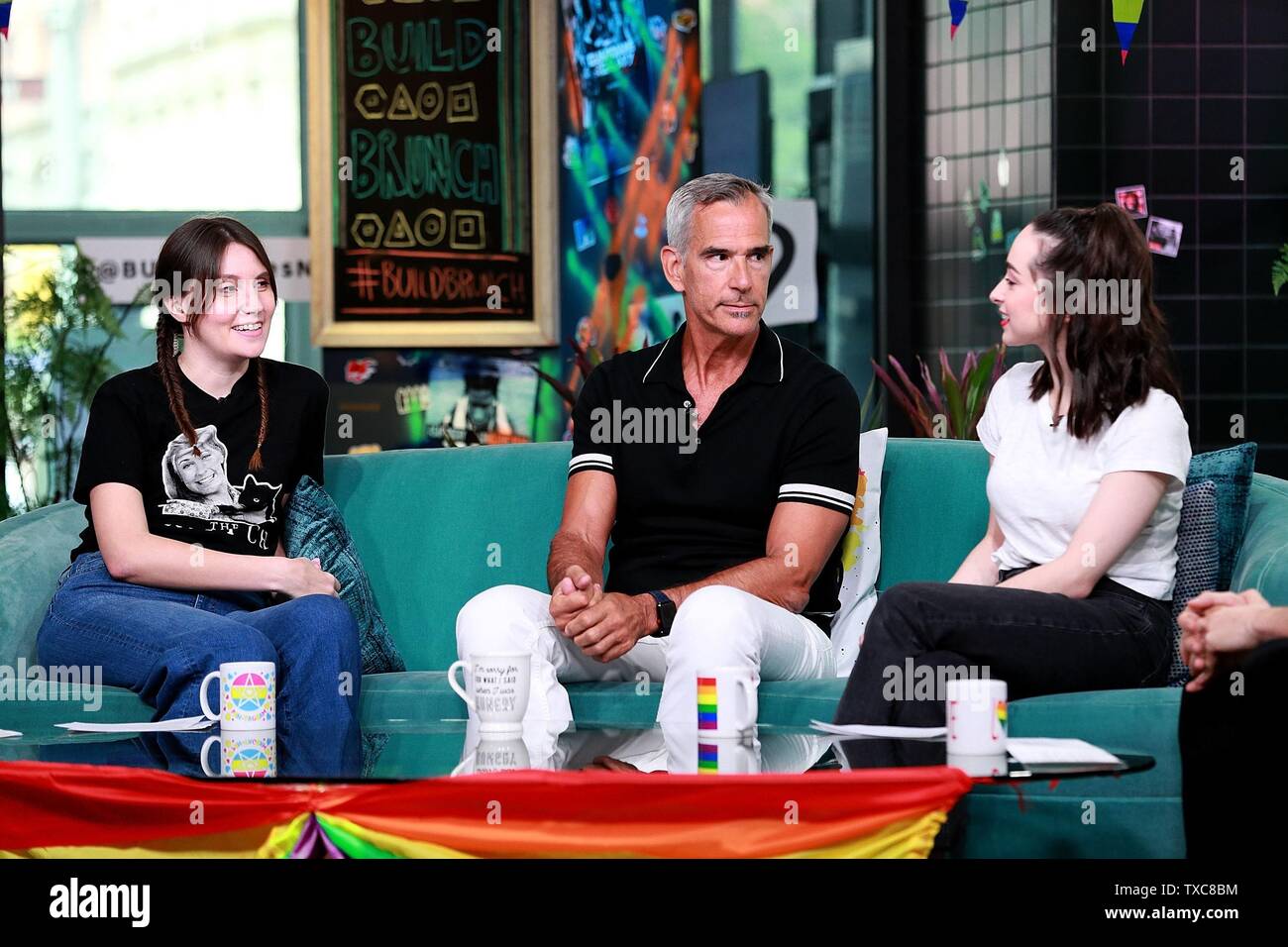 New York, NY, USA. 24th June, 2019. Shannon Coffey, Jerry Mitchell, Ali ...