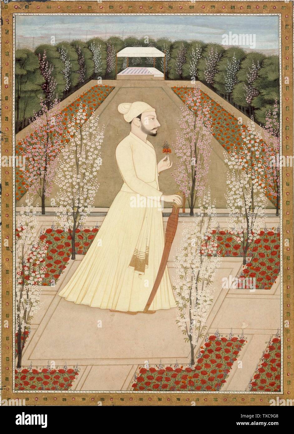 Raja amrit pal reigned 1757 1776 of basohli hi-res stock photography ...