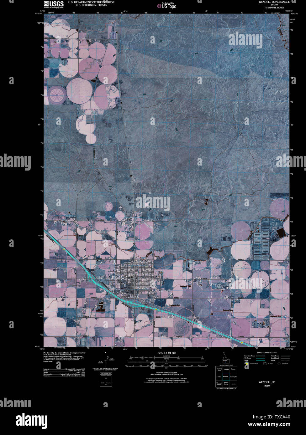 Map of wendell hi-res stock photography and images - Alamy