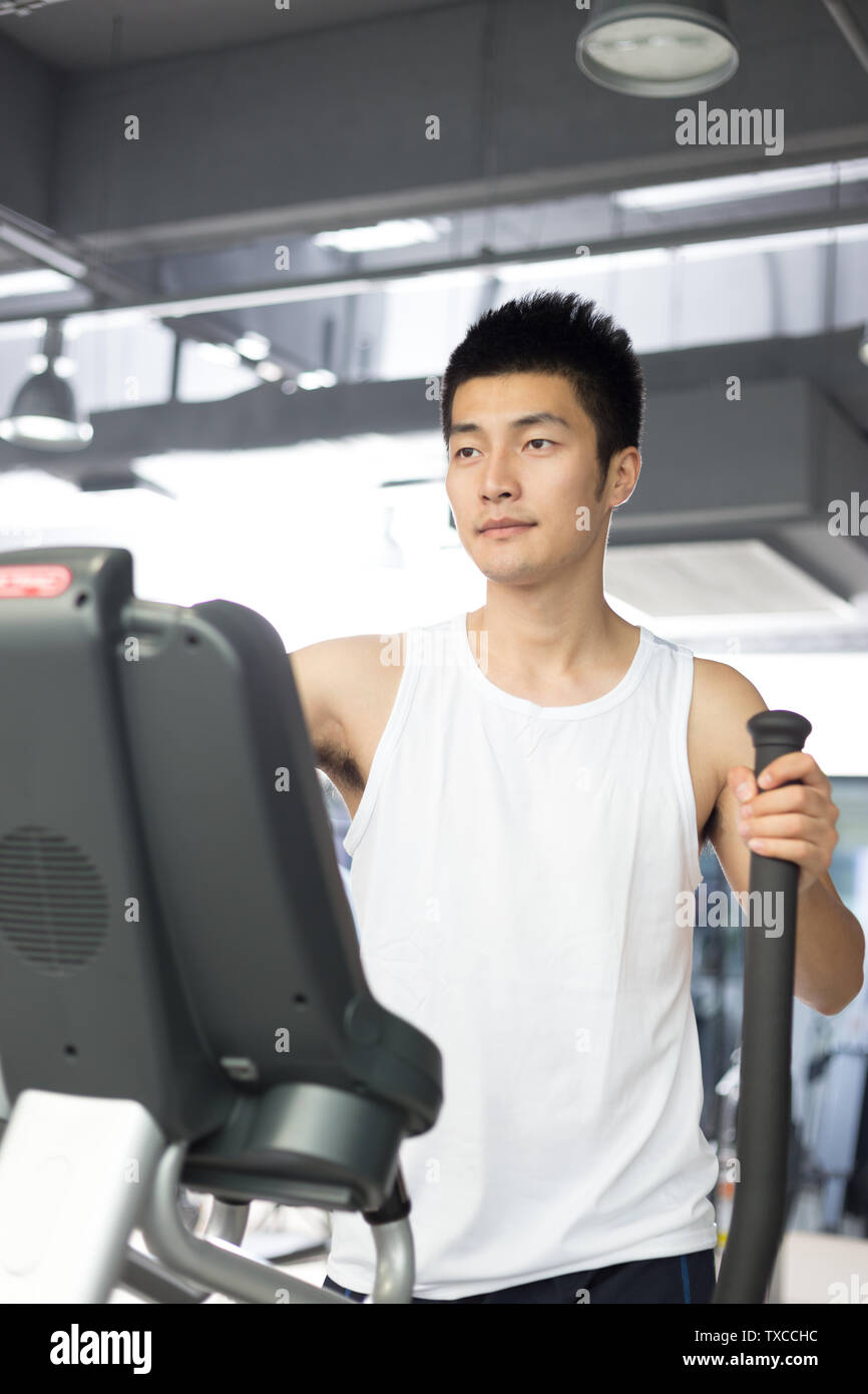 people working out in modern gym Stock Photo - Alamy