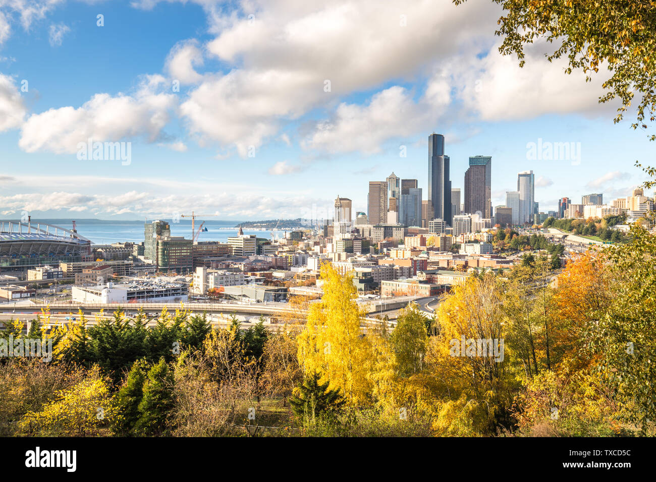 Cityscape and skyline of seattle Stock Photo - Alamy