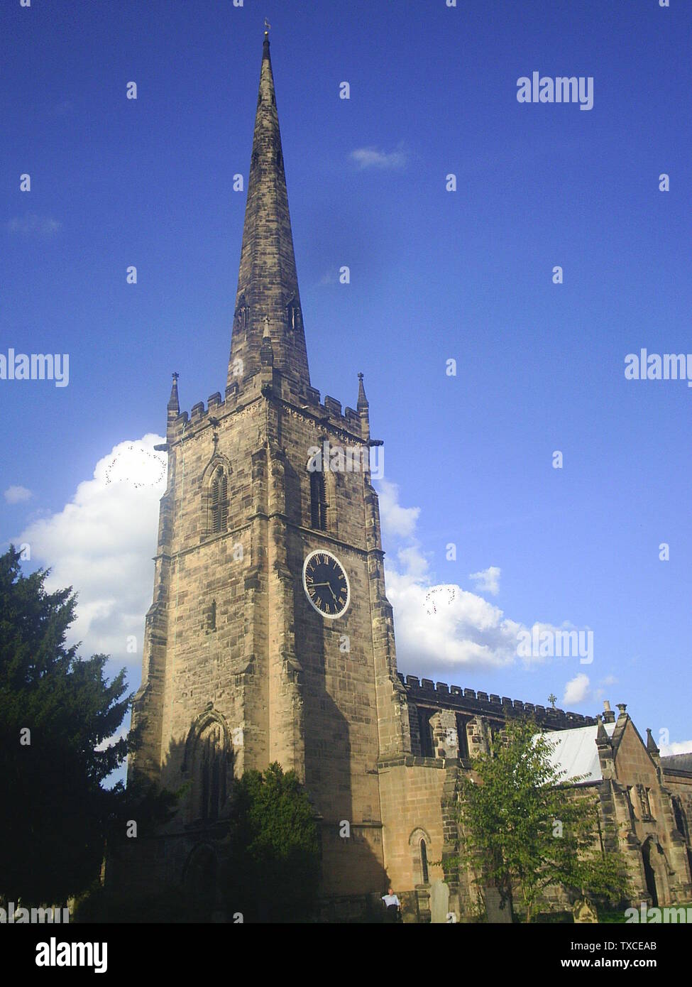St wystans church repton hi-res stock photography and images - Alamy