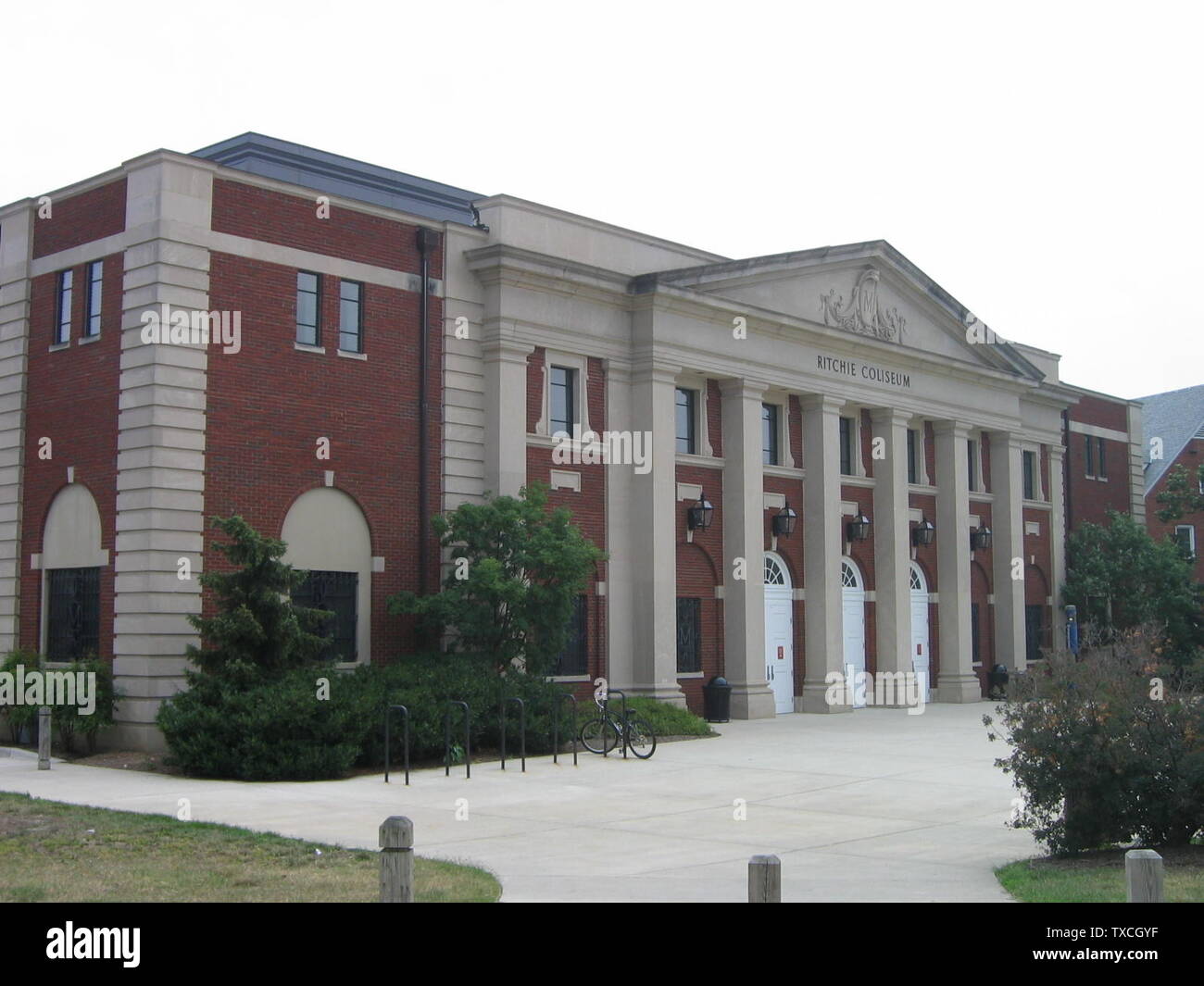 Ritchie coliseum at the university of maryland hi-res stock photography ...