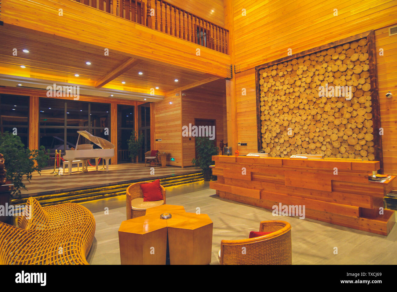 Resort hotel material Stock Photo - Alamy