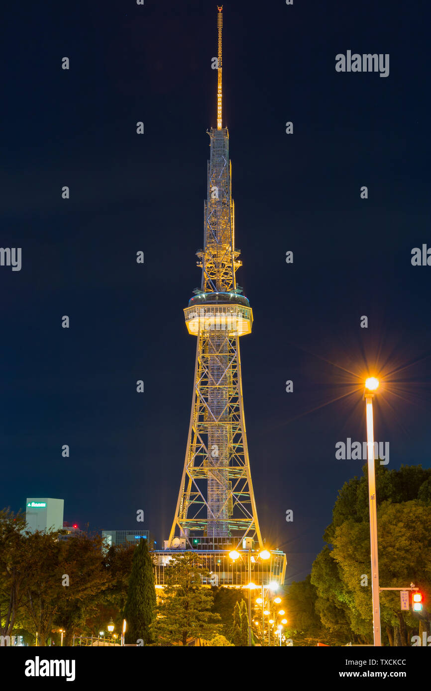 Tv tower at night in nagoya hi-res stock photography and images - Alamy