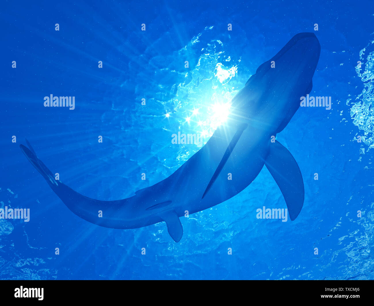 3d rendered illustration of a Leedsichthys Stock Photo - Alamy