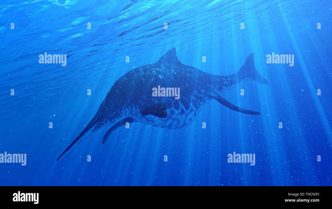 3d rendered illustration of a Shonisaurus Stock Photo - Alamy