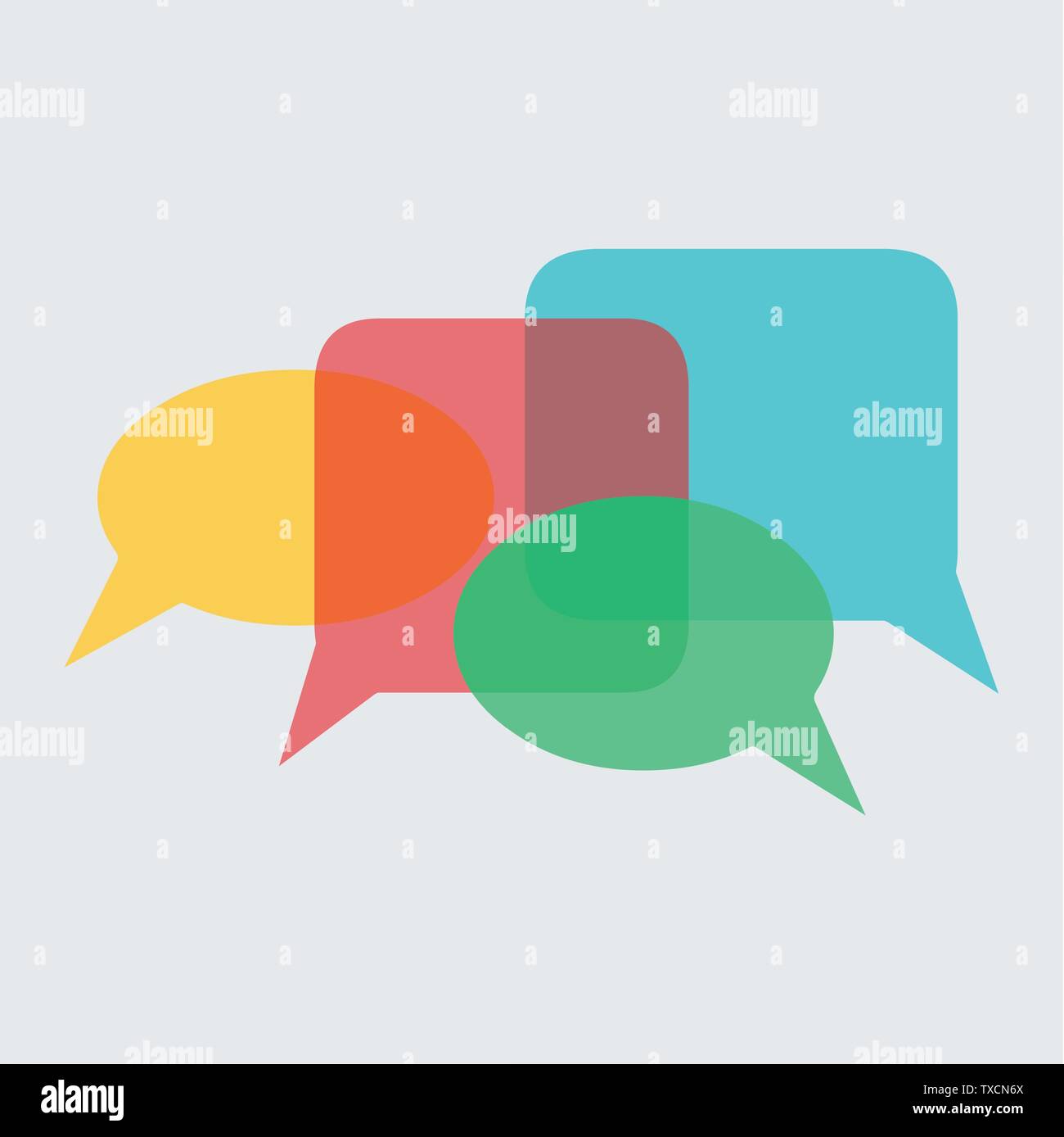 Communication concept vector illustration Stock Vector Image & Art - Alamy