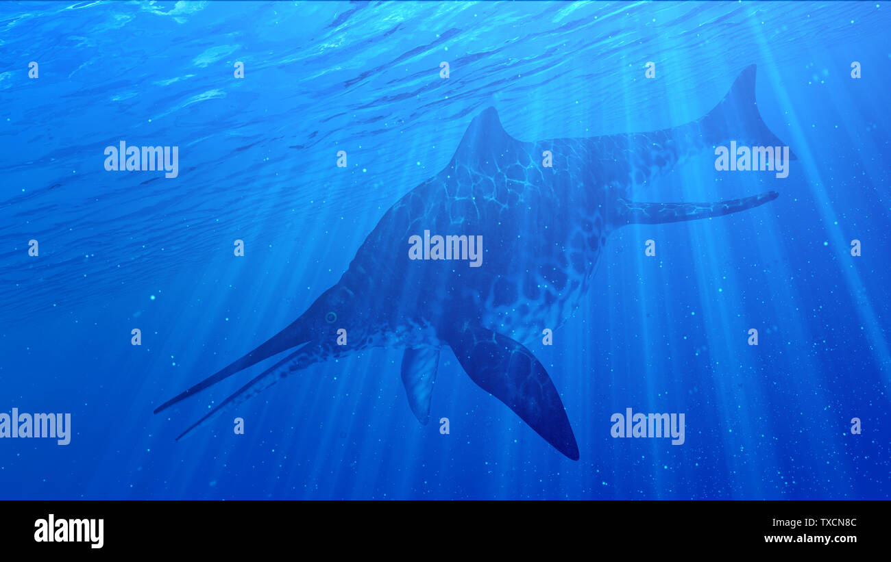 3d rendered illustration of a Shonisaurus Stock Photo - Alamy