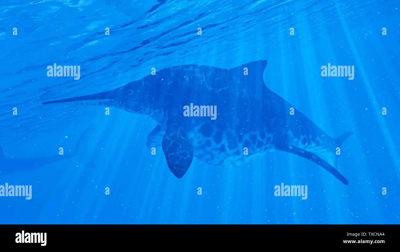 3d rendered illustration of a Shonisaurus Stock Photo - Alamy