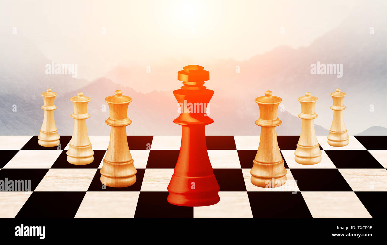Chess business concept with leaders and success concept ideas Stock ...