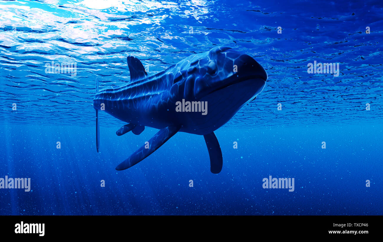 3d rendered illustration of a Leedsichthys Stock Photo - Alamy