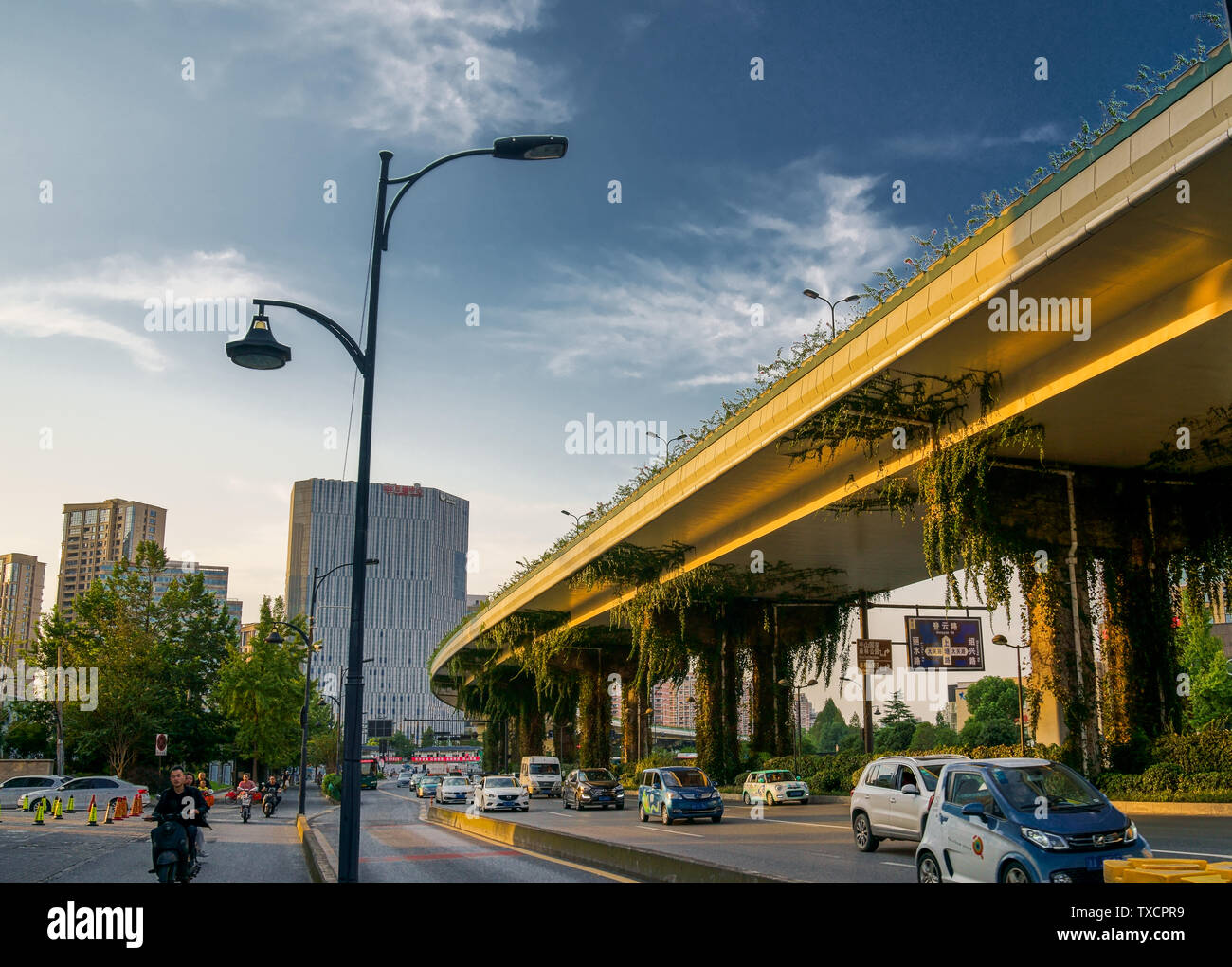 Hangzhou Shangtang Viaduct Stock Photo - Alamy