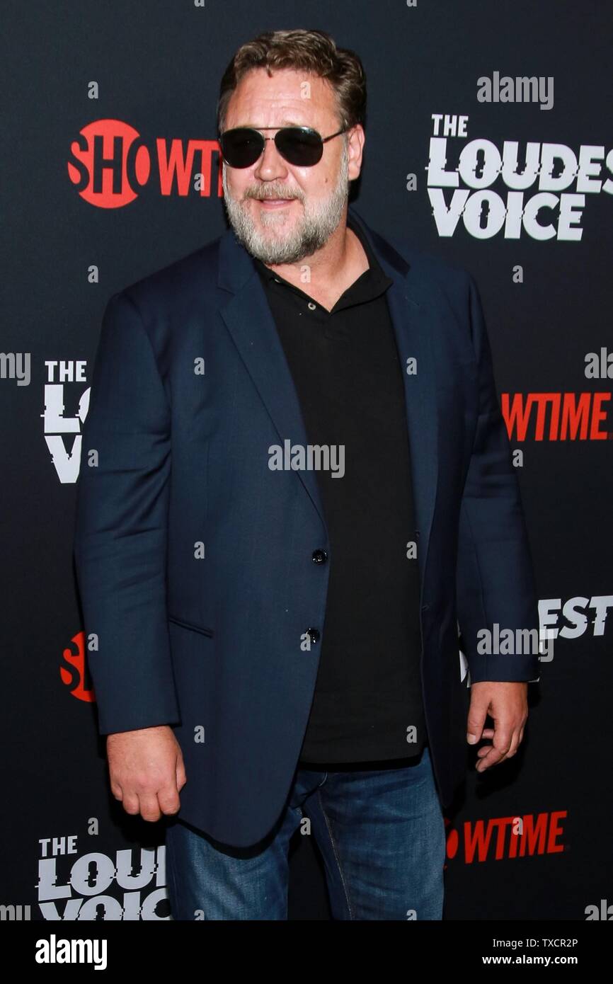New York, NY, USA. 24th June, 2019. Russell Crowe at arrivals for THE ...