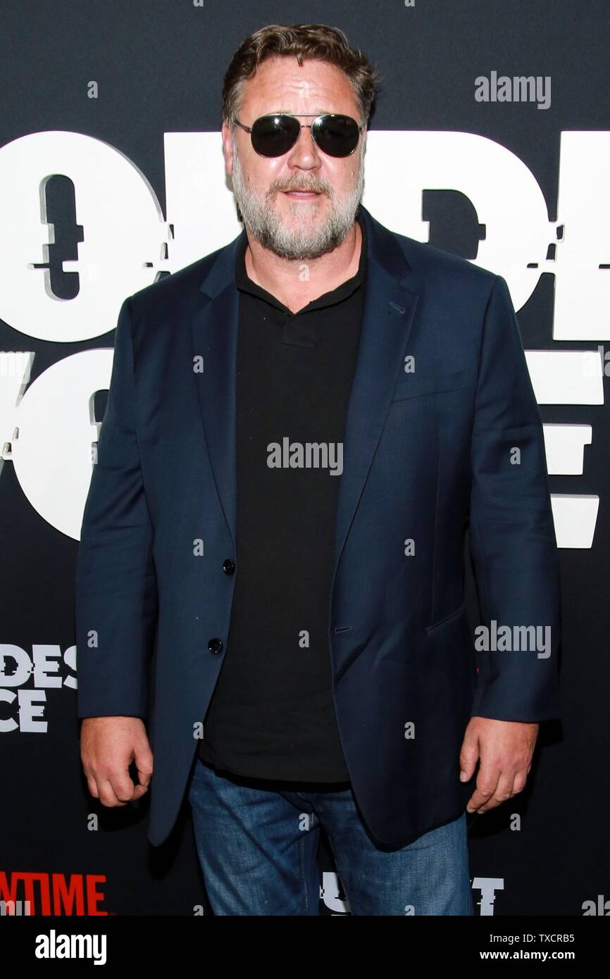 New York, NY, USA. 24th June, 2019. Russell Crowe at arrivals for THE ...