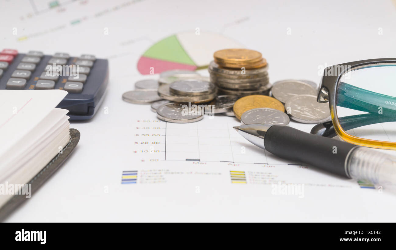 Creative diagram of business accounting concept Stock Photo - Alamy