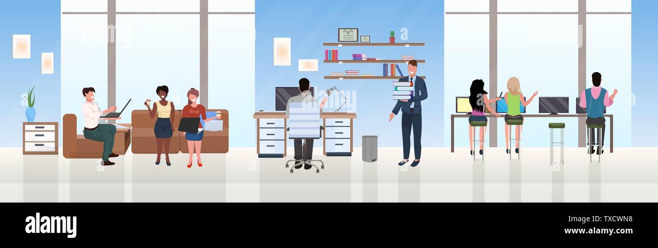 Employer contemporary Stock Vector Images - Alamy