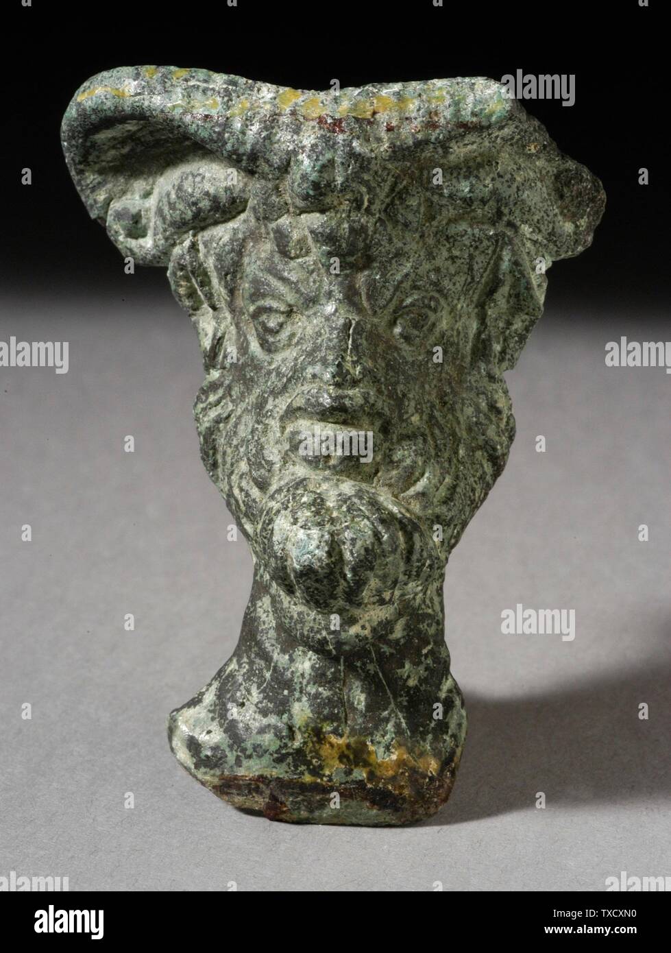 Bronze satyr head hi-res stock photography and images - Alamy