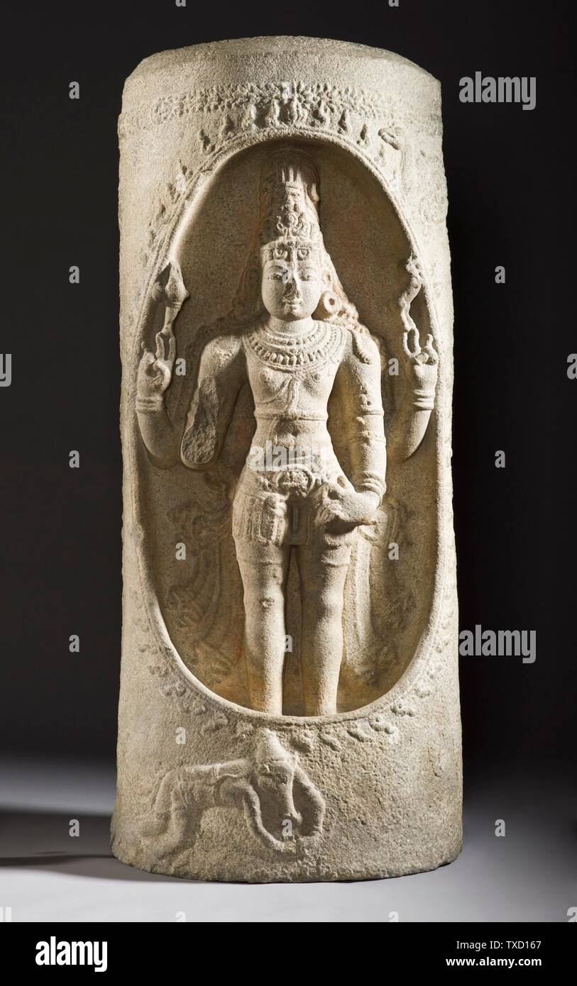 Shiva as the Cosmic Pillar (image 1 of 8); India, Tamil Nadu, early ...