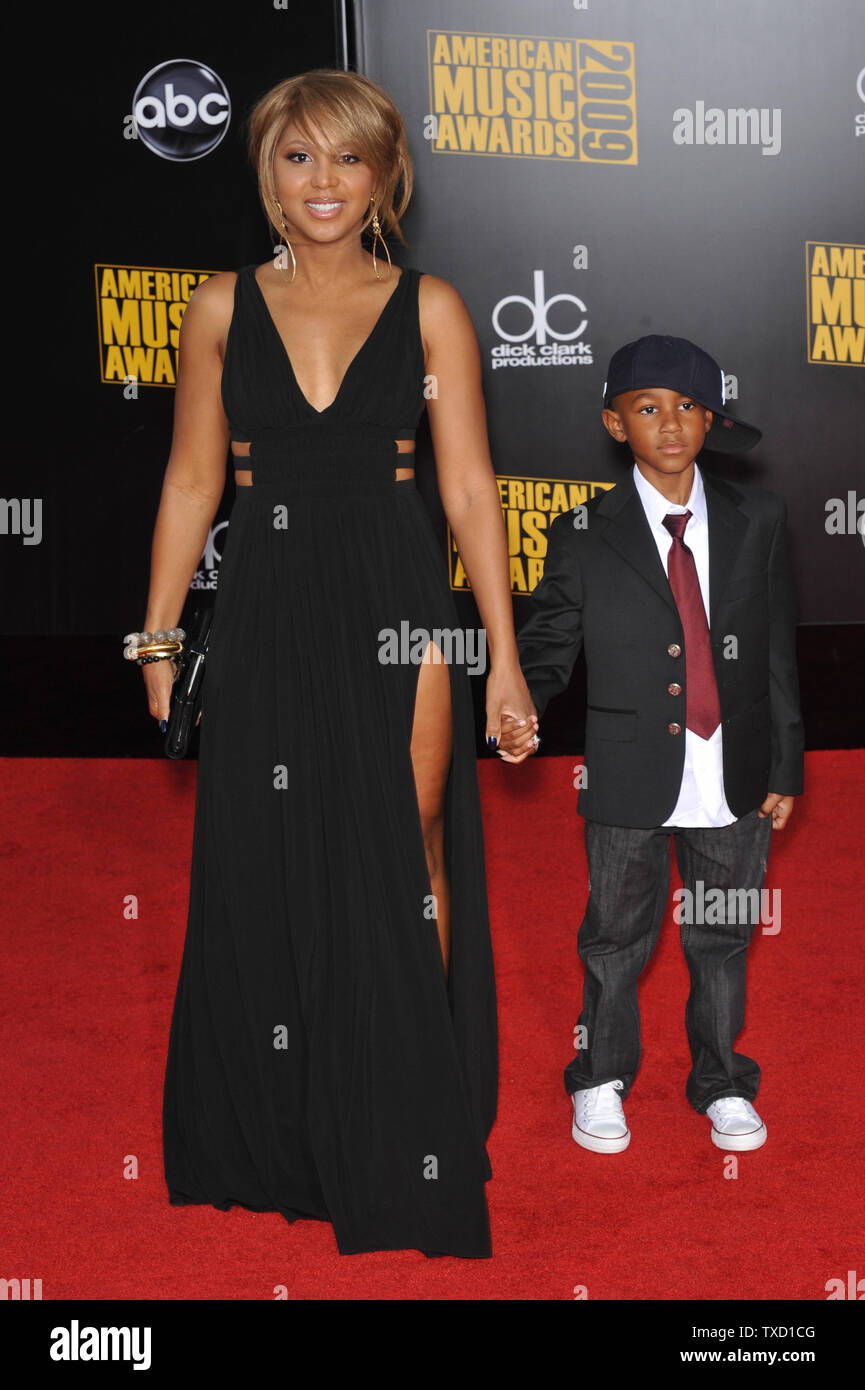 LOS ANGELES, CA. November 22, 2009: Toni Braxton & son at the 2009 ...
